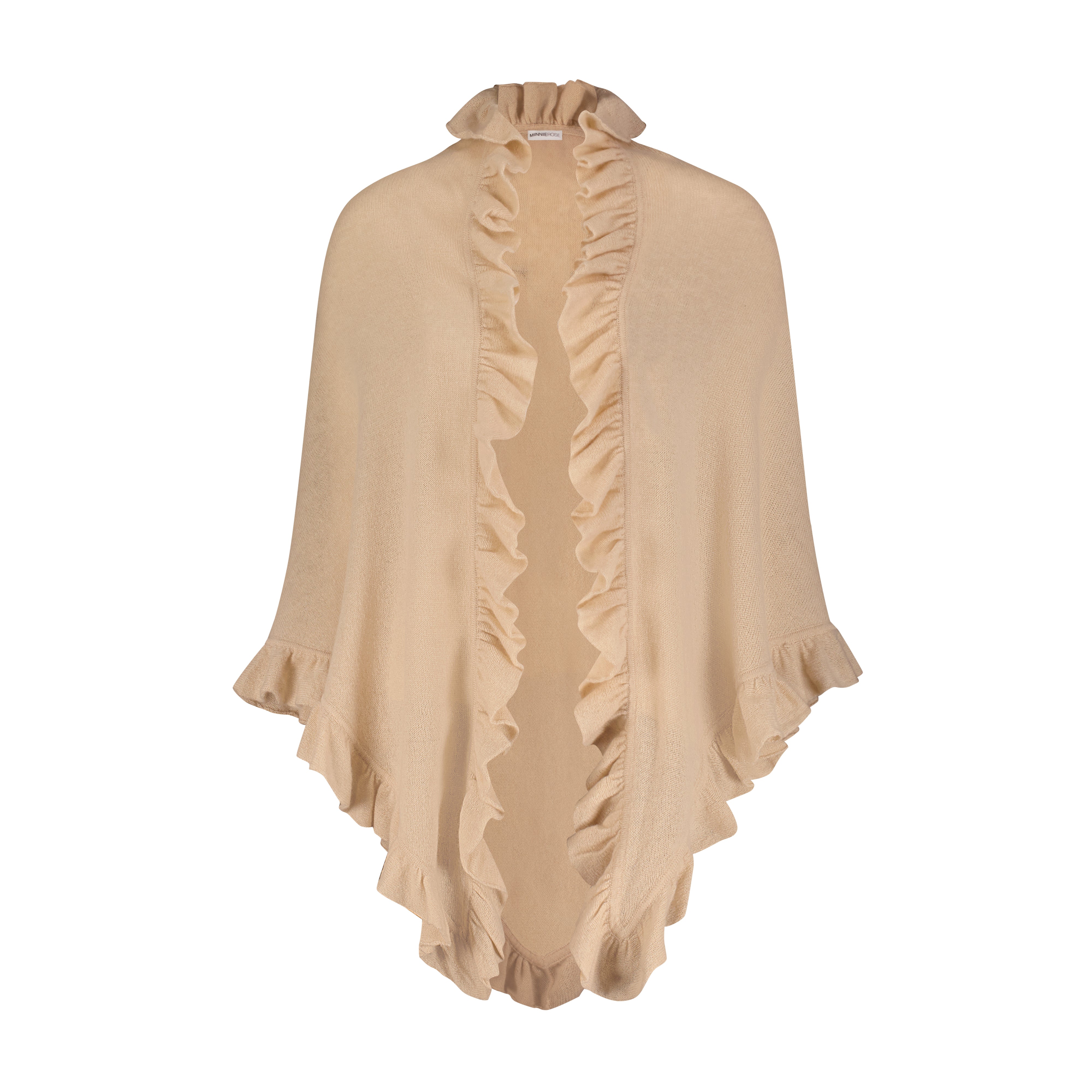 Cashmere Ruffle Shawl – Minnie Rose
